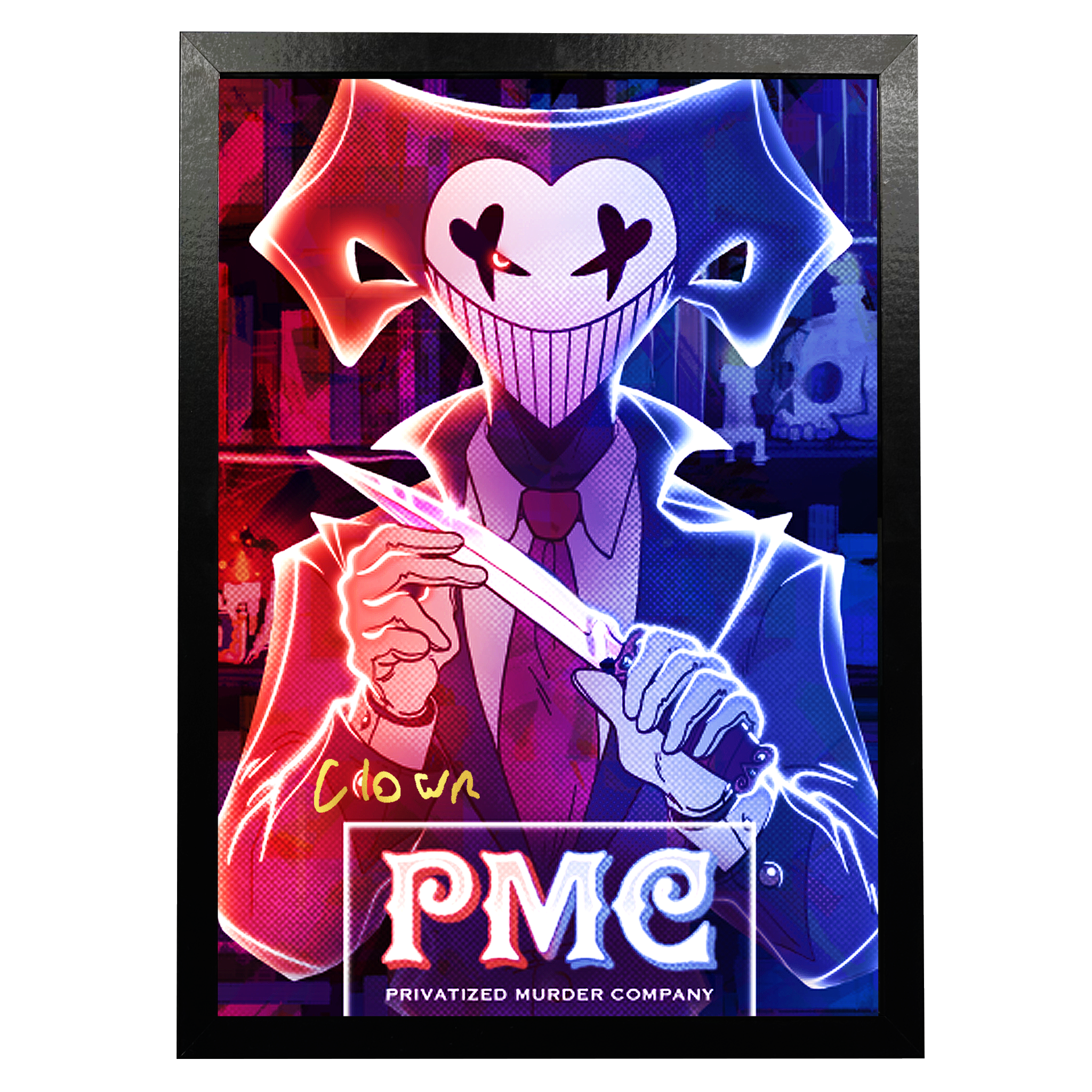 Hand-Signed | ClownPierce PMC Poster – Creator Merch