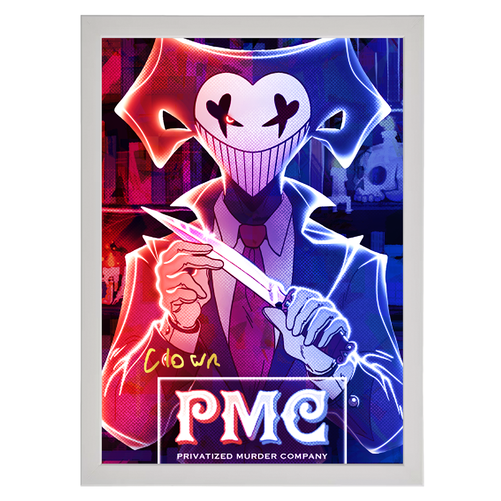 Hand-Signed | ClownPierce PMC Poster – Creator Merch