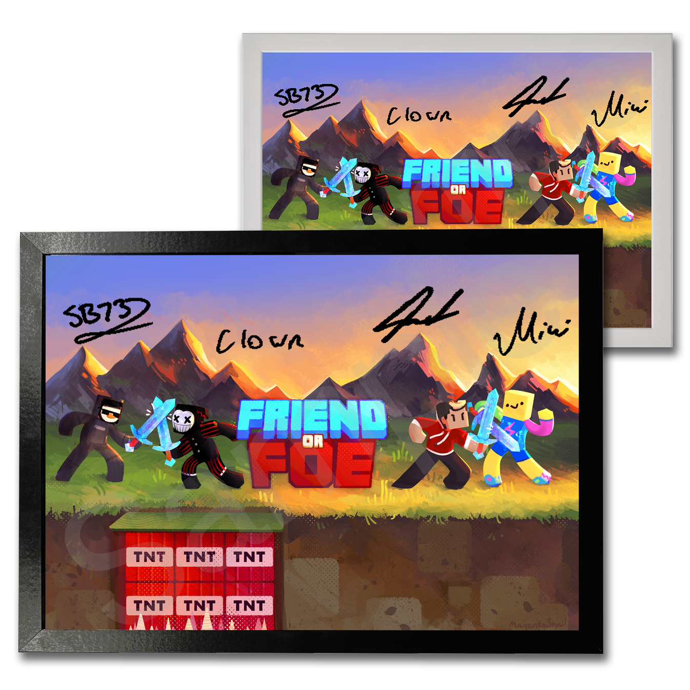 Hand-Signed | Official Friend or Foe Poster – Creator Merch