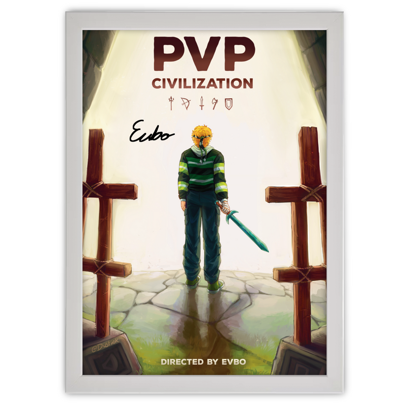 Hand-Signed | PVP Civilization Poster by Evbo – Creator Merch