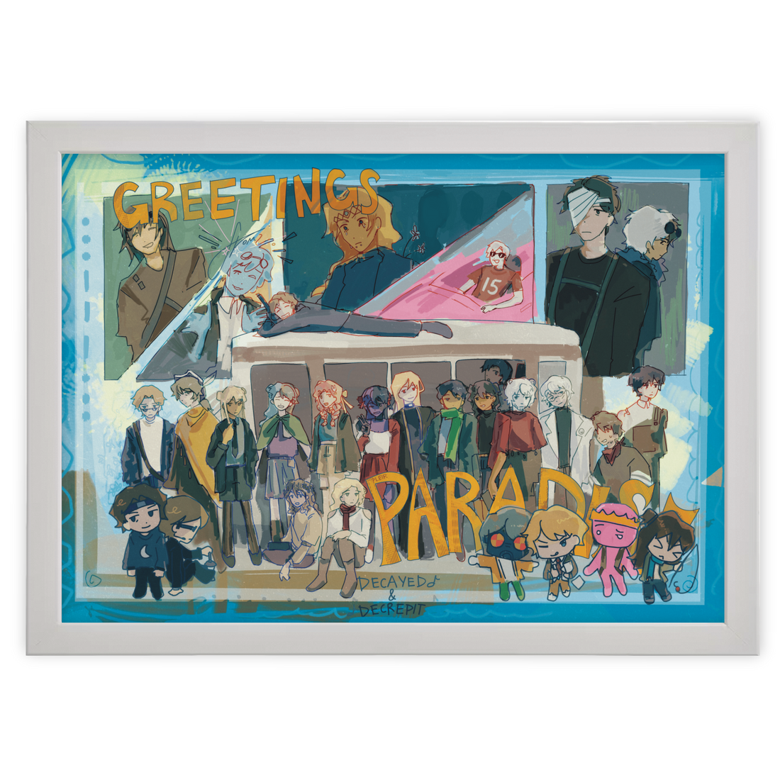 Decayed and Decrepit Cast Poster – Creator Merch